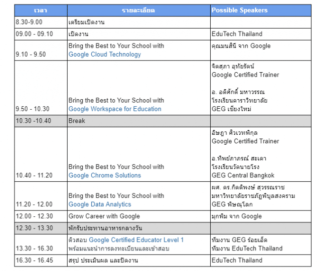 ขอเชิญลงทะเบียนฟรี ร่วมงานสัมนาออนไลน์ EduTech Education Day 2022 วัน ...